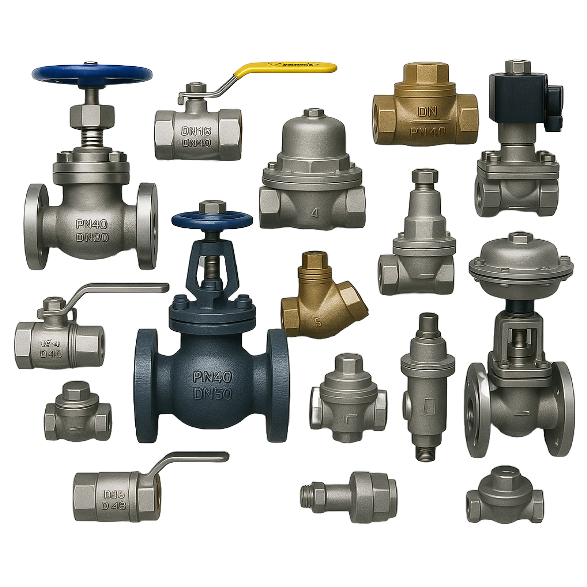 Steam Valves & Boiler Spares | Globe, Ball, Check, Solenoid, Control ...